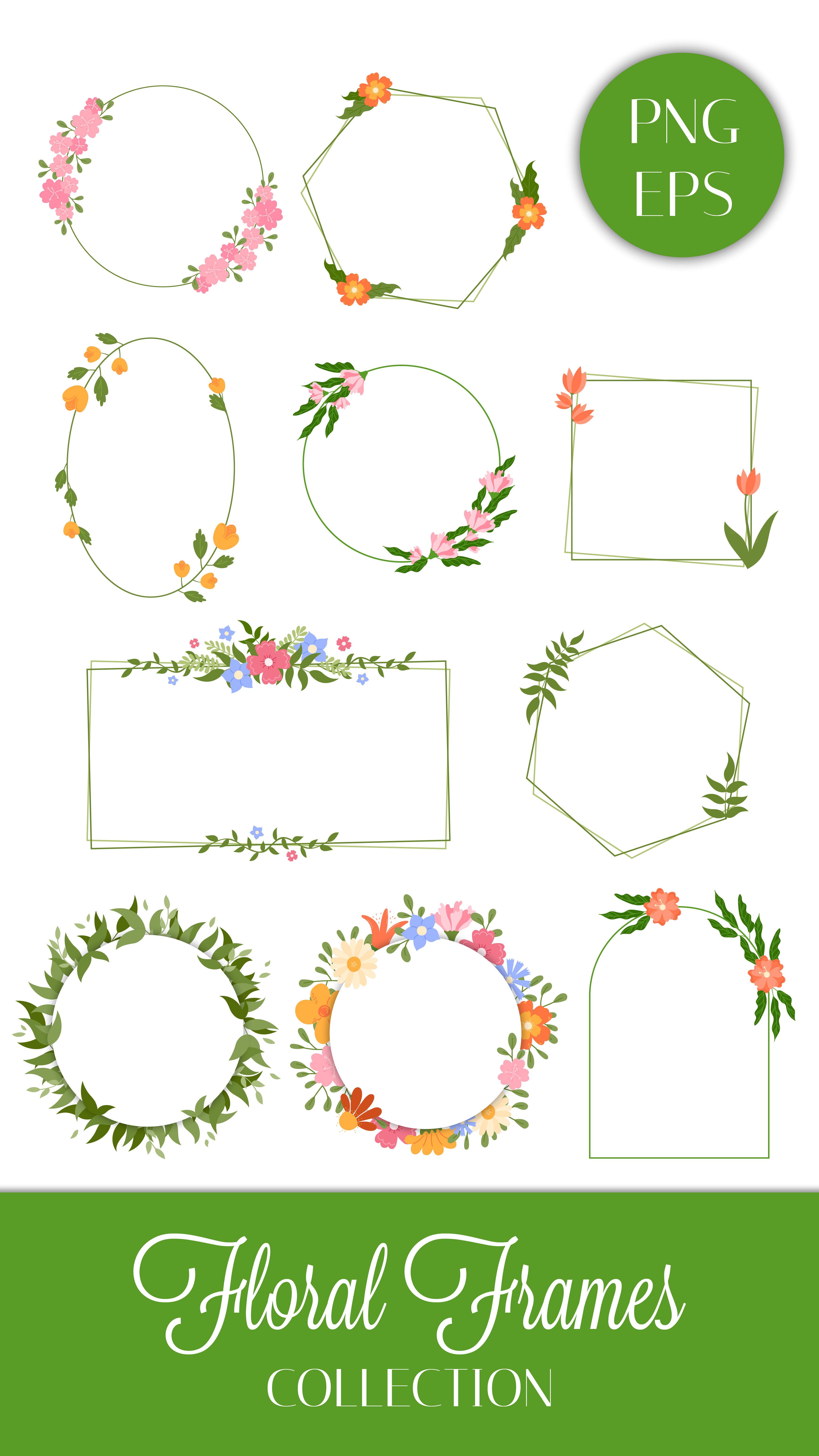 Cute Flowers PNG Clip Art Bundle | Clipart Floral Elements