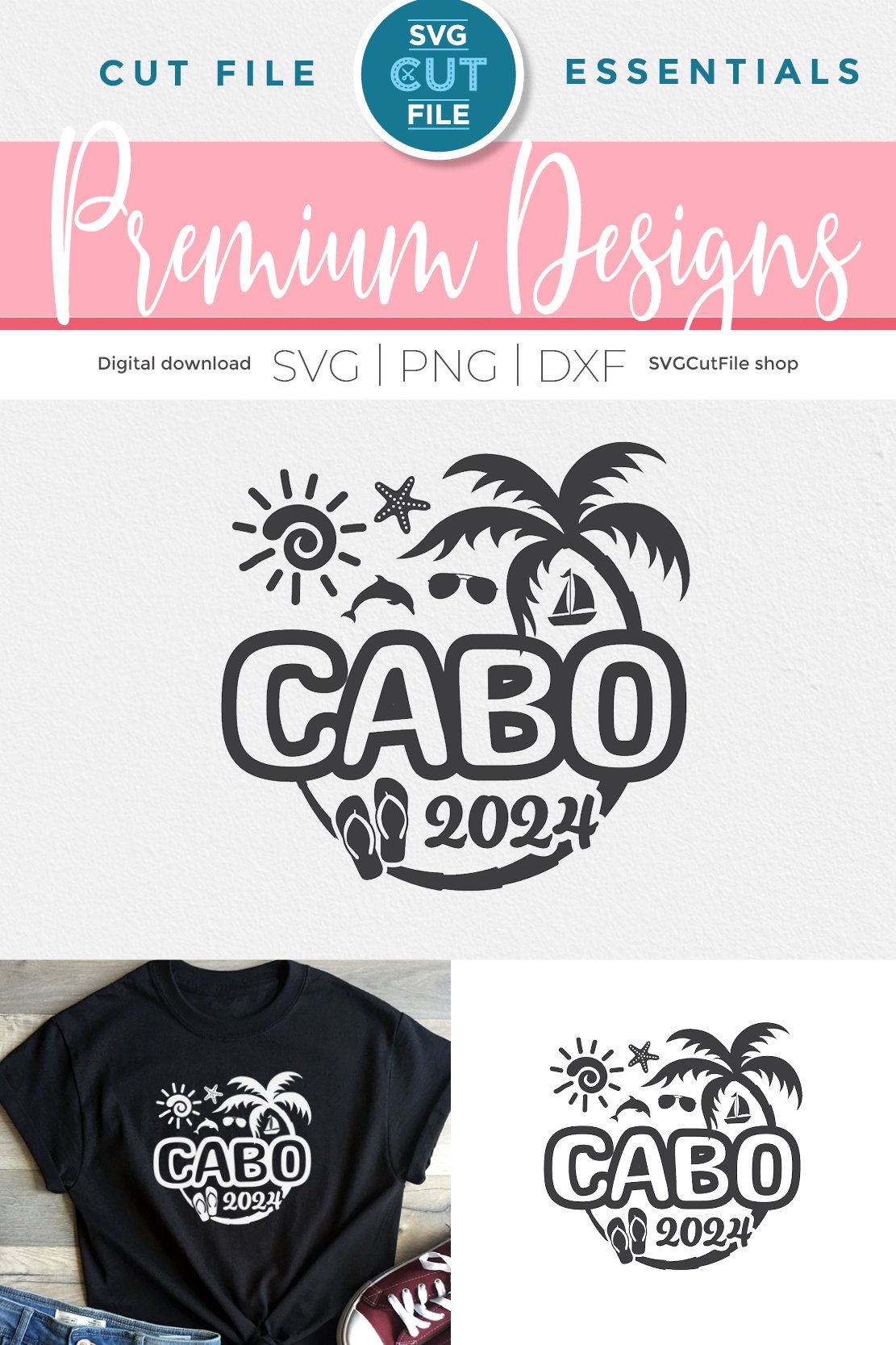 2024 Cabo svg - Great for a Cabo Vacation or Trip