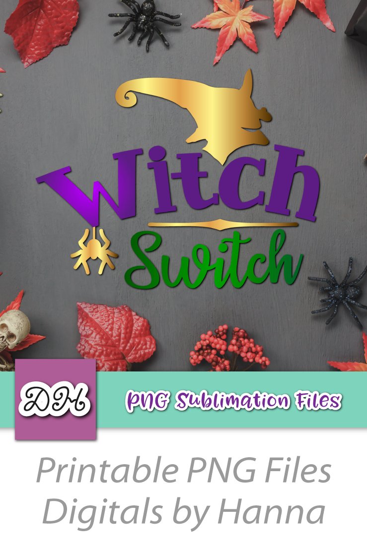 Witch Switch Funny Happy Halloween Sign