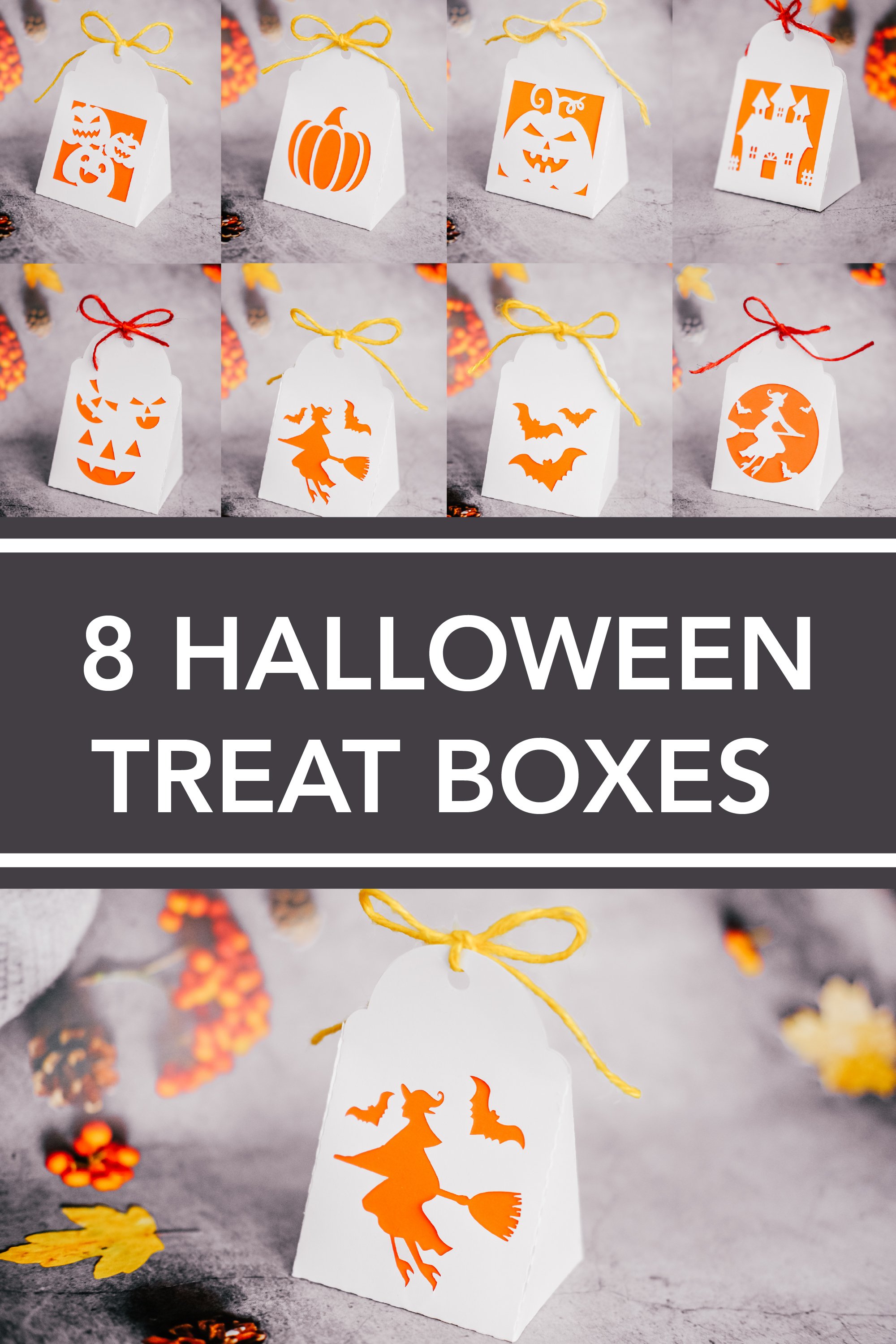 Halloween treat box, box for sweets, candies, small present
