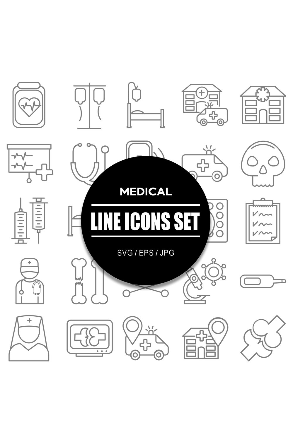 Medical Line Icon Set