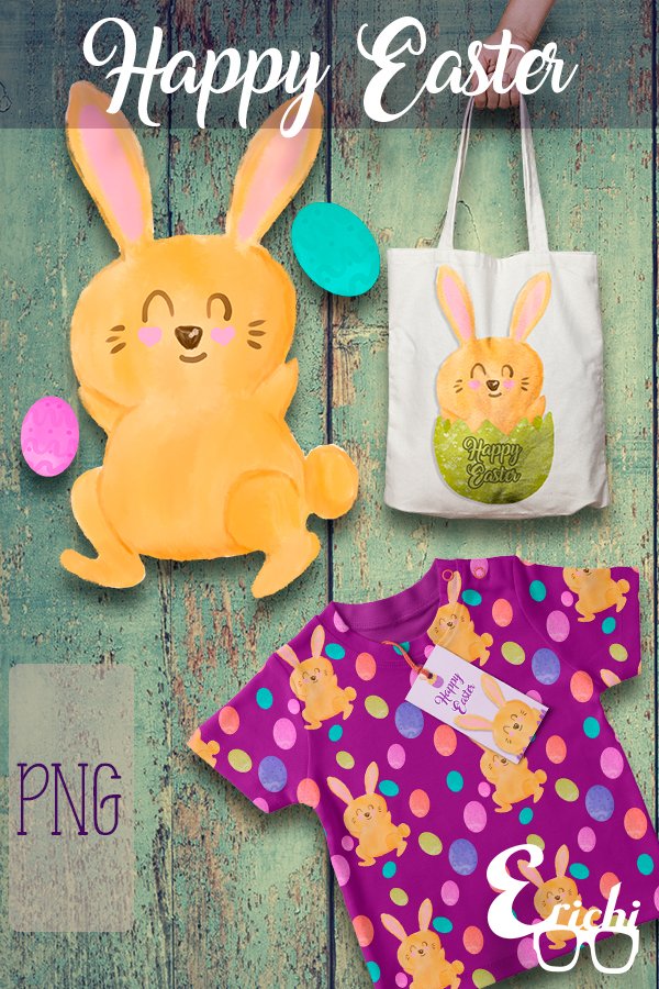 Happy Easter / PNG / Clipart / Sublimation / Patterns