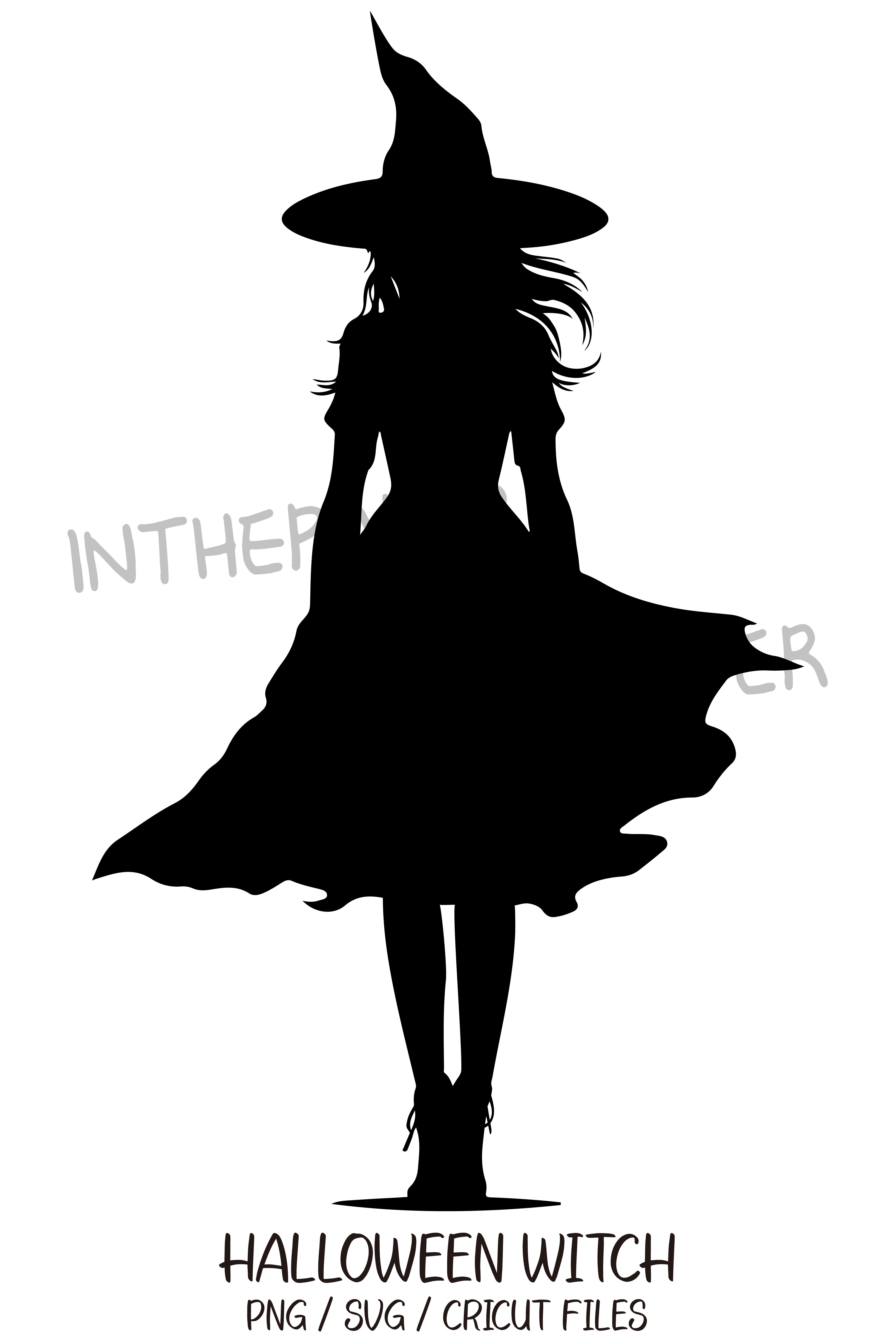 Halloween Witch Face SVG, PNG (2663483)