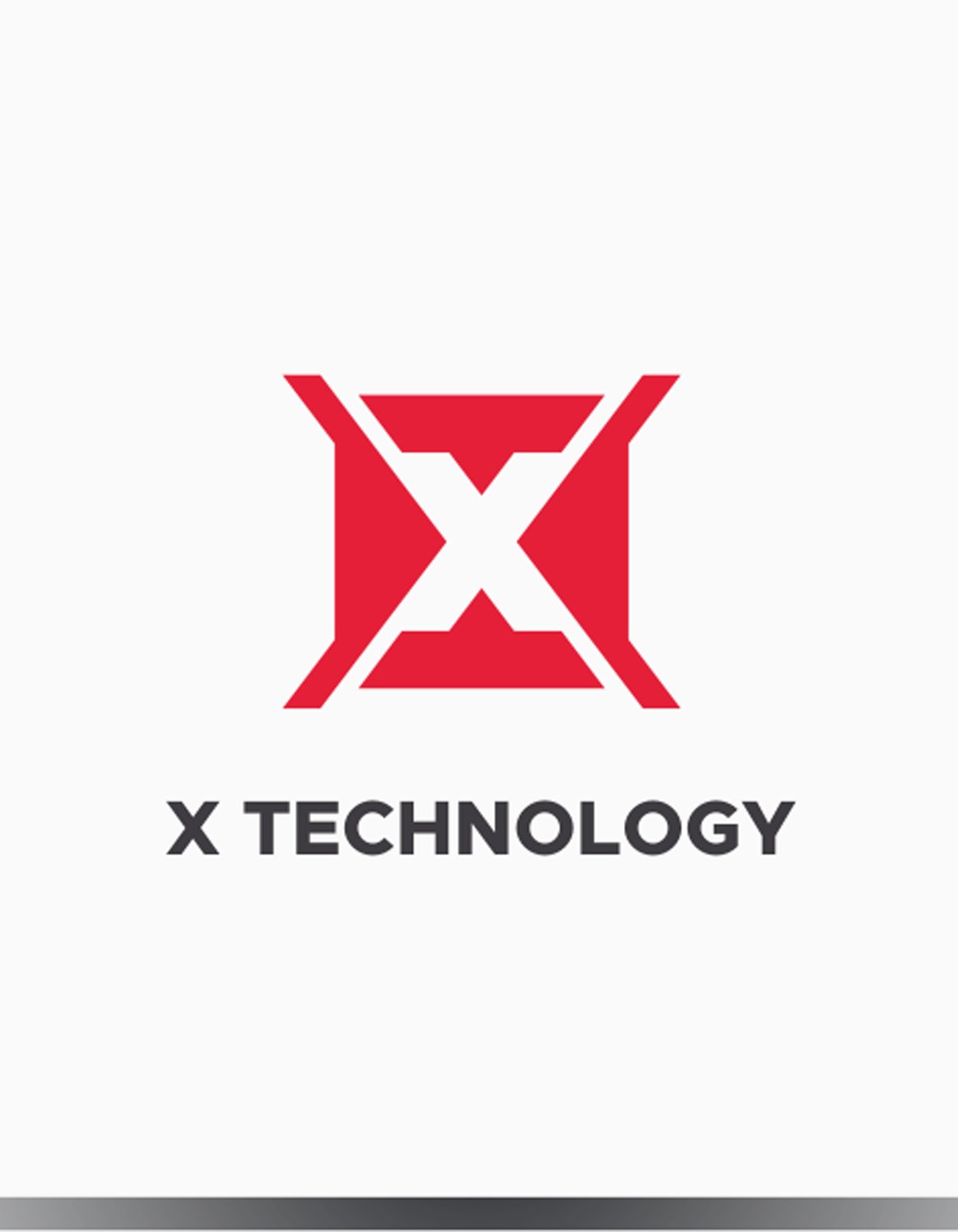 Letter X Technology vector logo design (3153090)