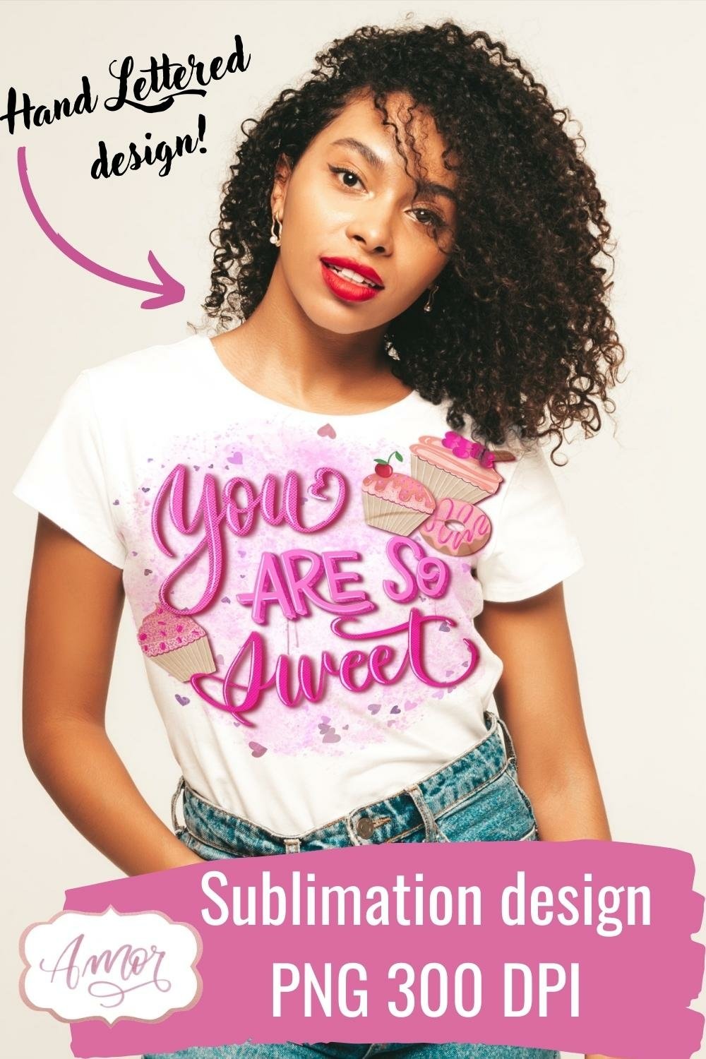 Valentines sublimation design, You are so sweet PNG