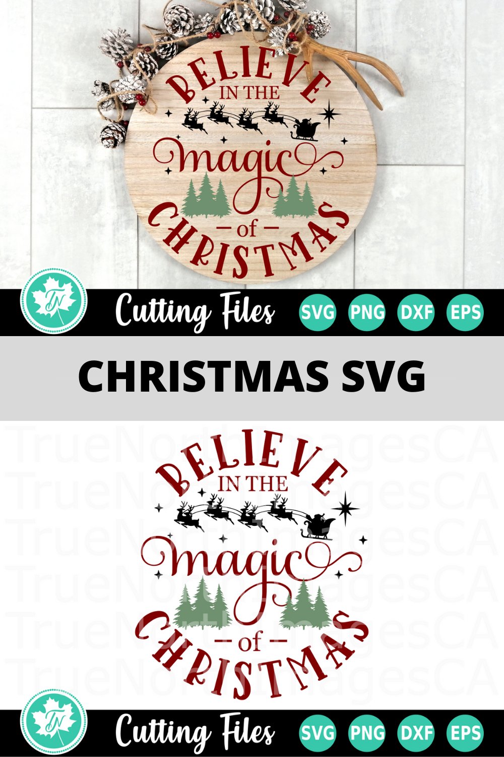 Christmas SVG | Believe in the Magic of Christmas