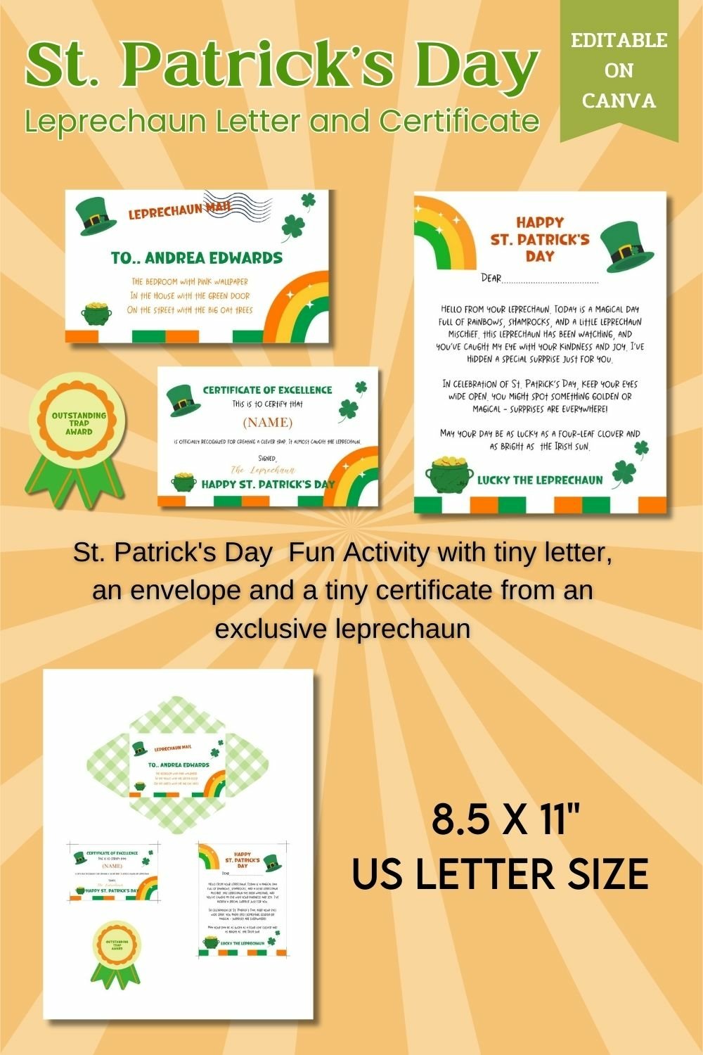 Leprechaun Letter & Certificate #4