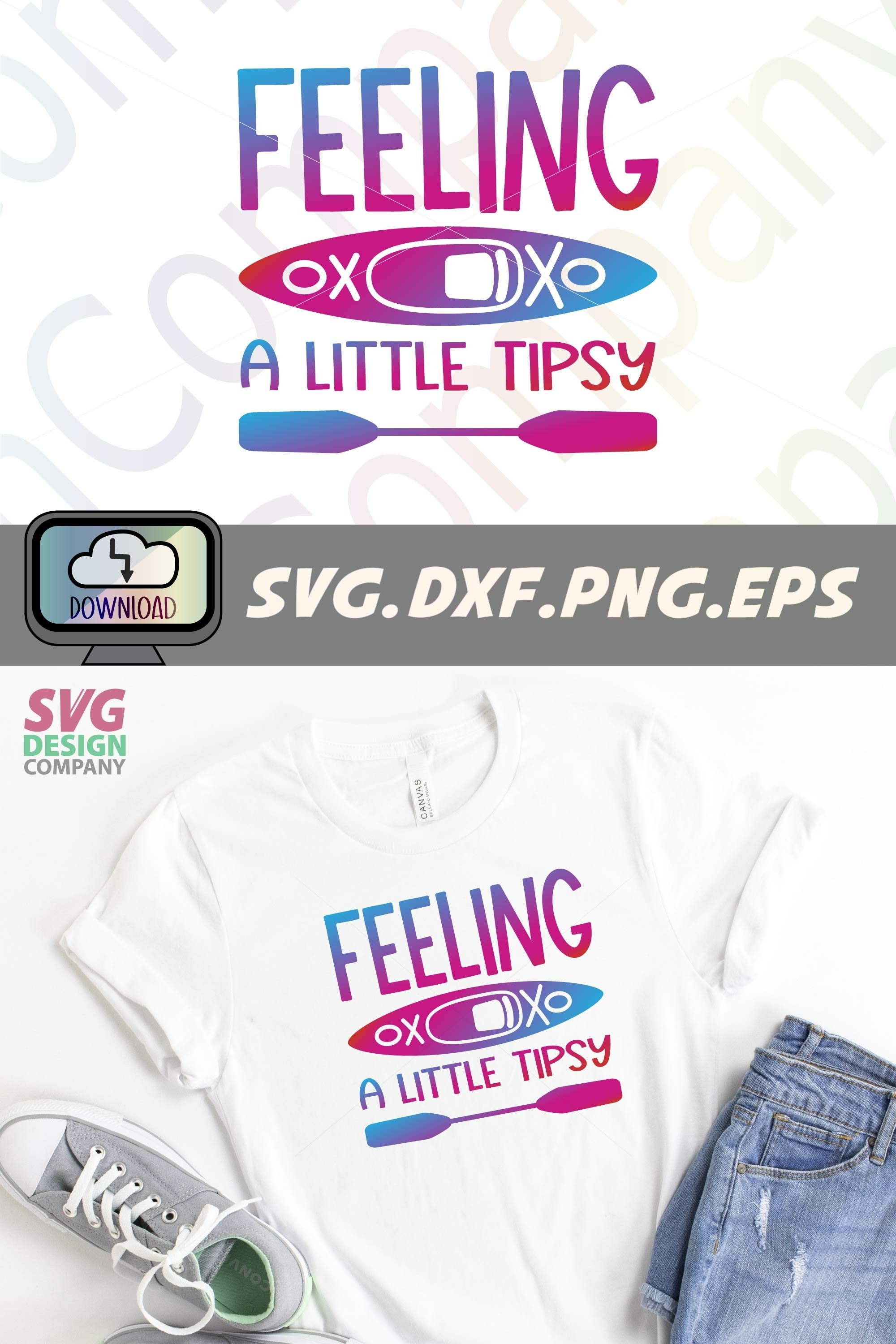 kayak svg for cutting machines