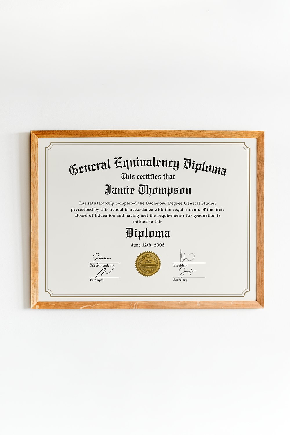 School Diploma, University, College diploma, GED, Canva edit