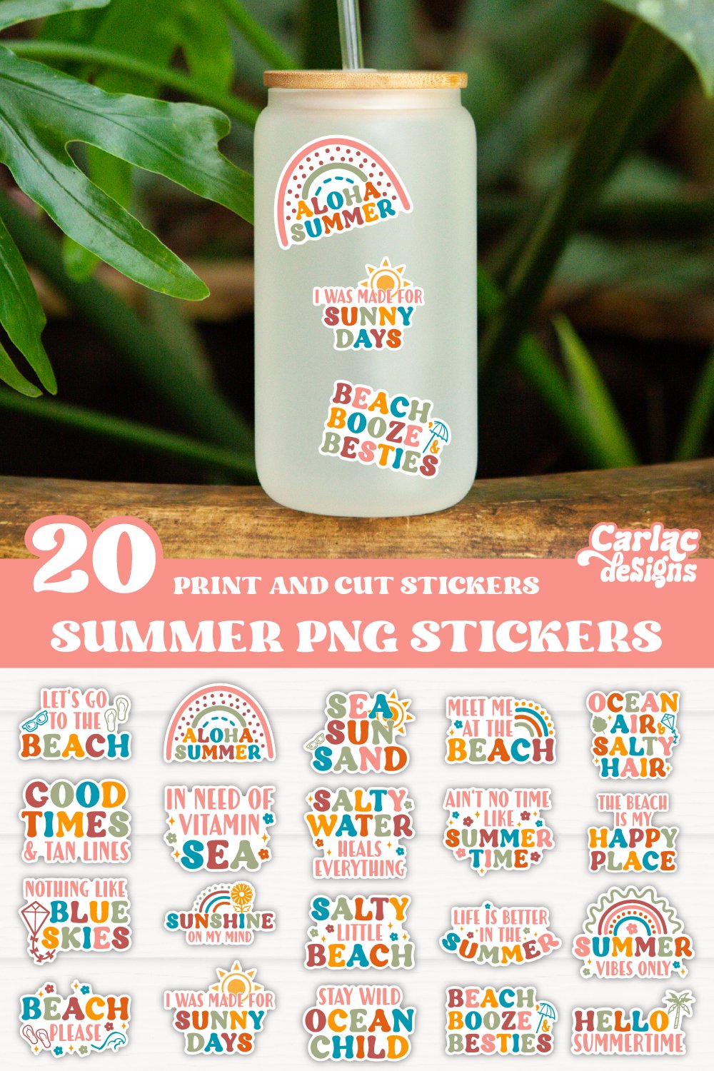 Summer Sticker Bundle | Beach Sticker Bundle