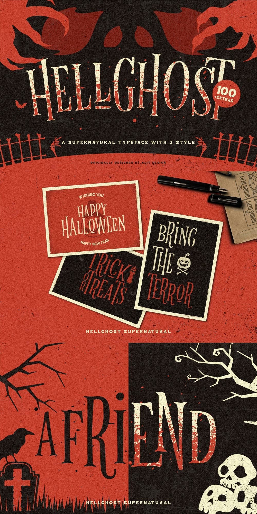 Hellghost Typeface