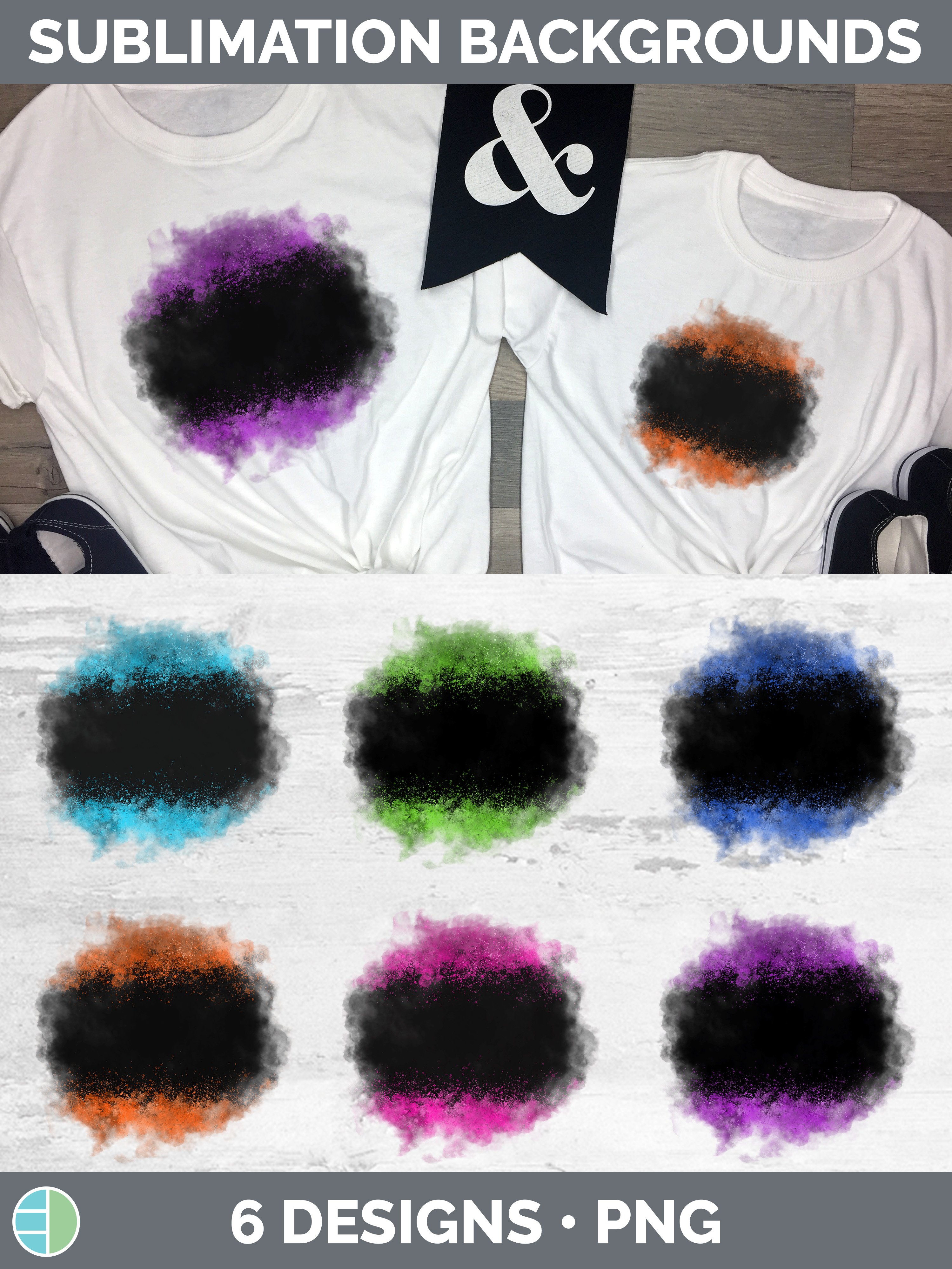 Bright Background | Grunge Sublimation Designs