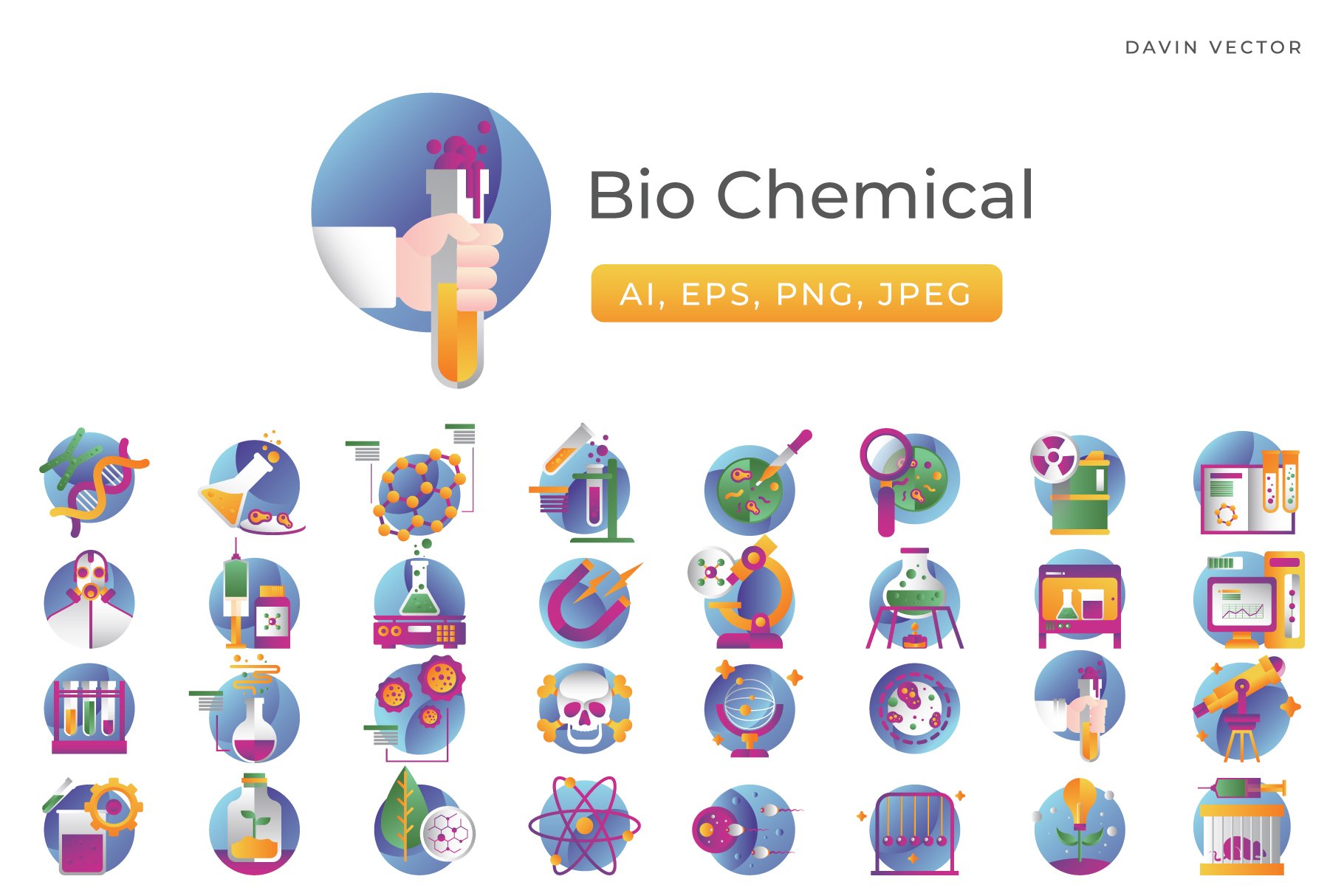 Bio Chemical Icons