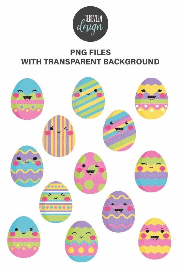 EASTER EGGS, EASTER, KAWAII EASTER