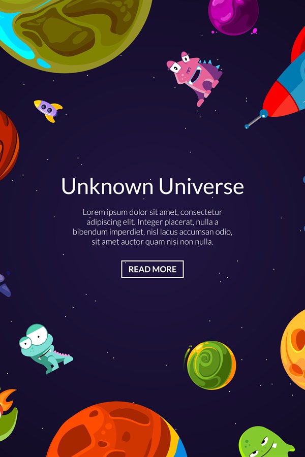 Vector background with place for text with cartoon (850323)