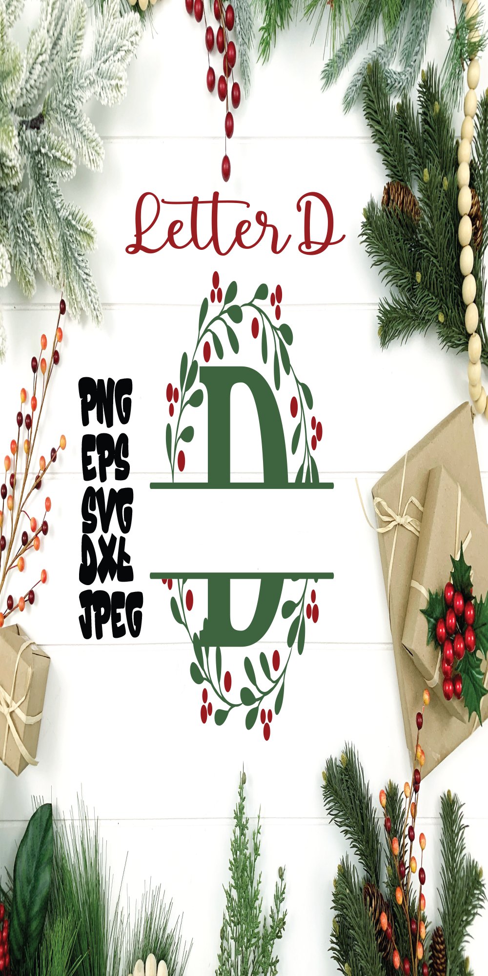 CHRISTMAS letter D (2321861)