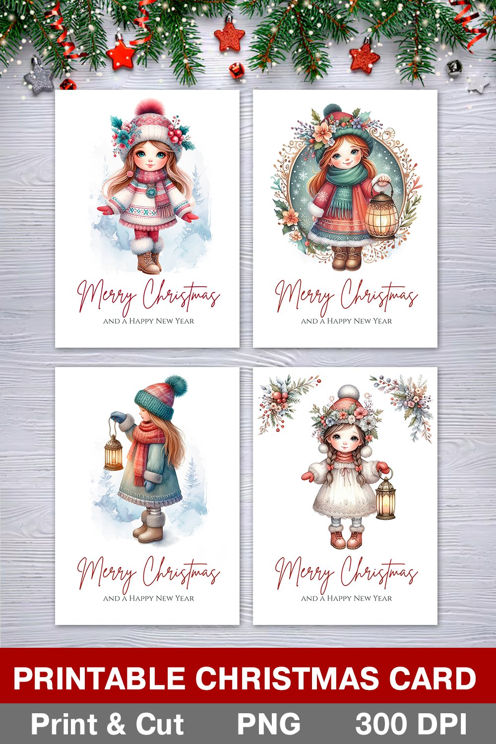 Merry Christmas Card printable