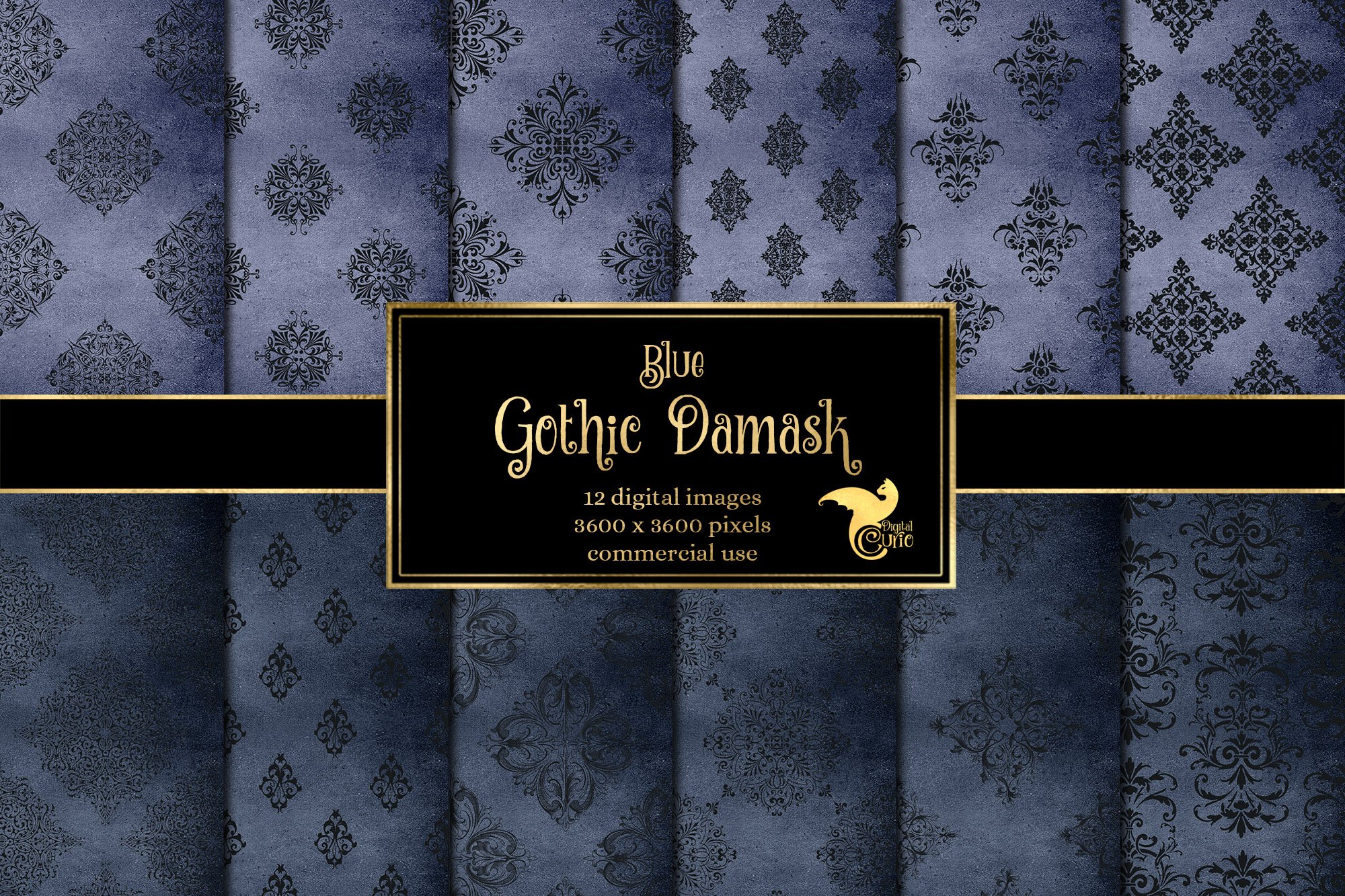 Blue Gothic Background