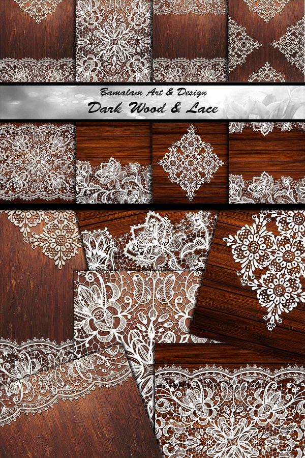 Wood Grain & Lace