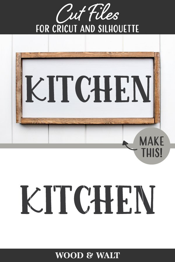 Kitchen SVG |Farmhouse Kitchen Sign SVG (1044098) | Cut Files | Design ...
