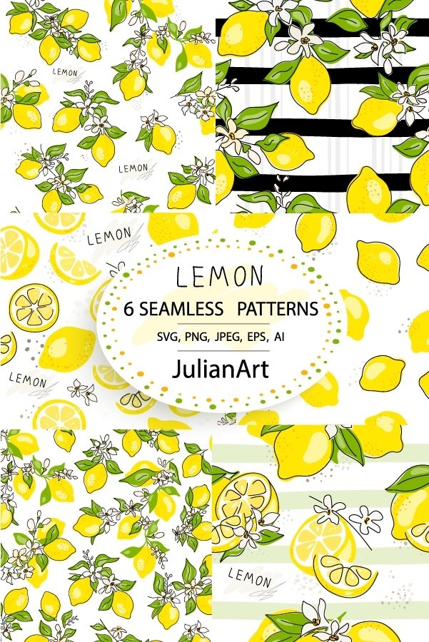 Lemons Patterns. (1762335)