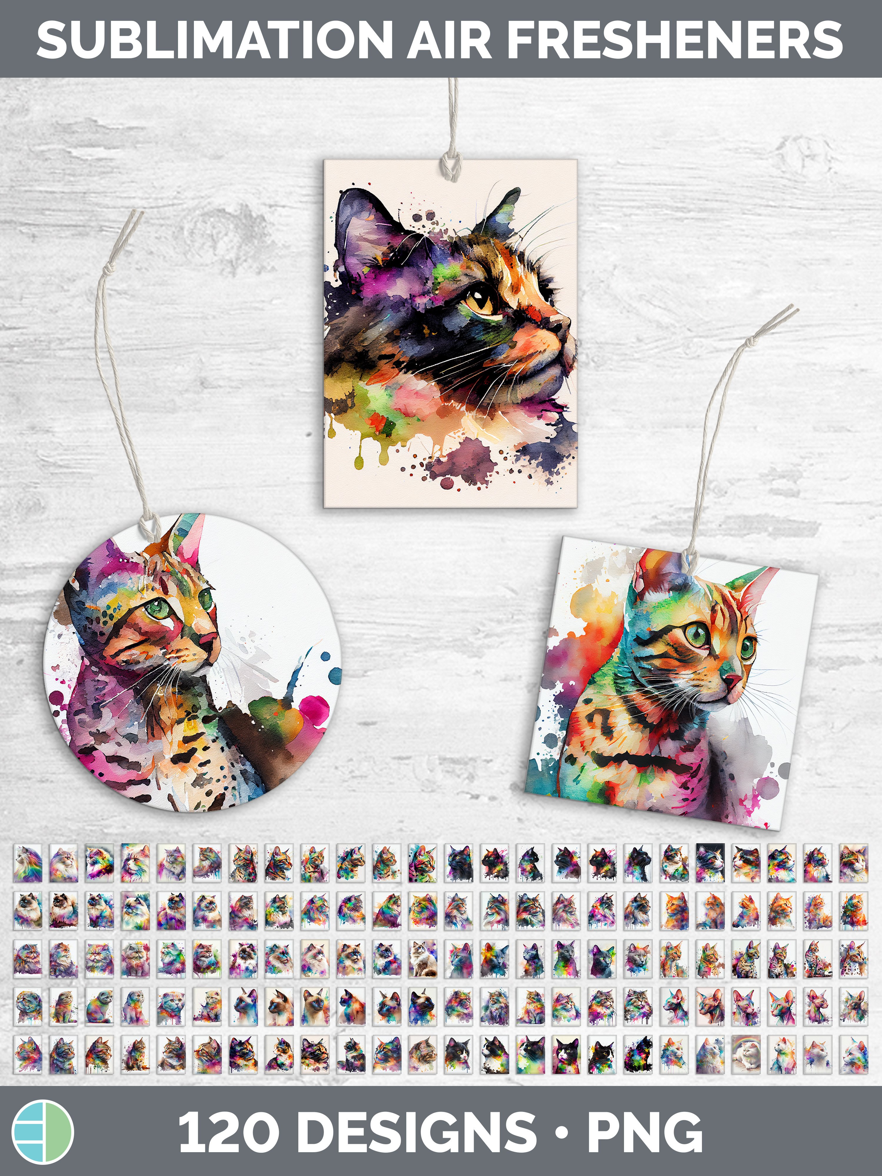 Car Air Freshener Bundle | Sublimation Designs