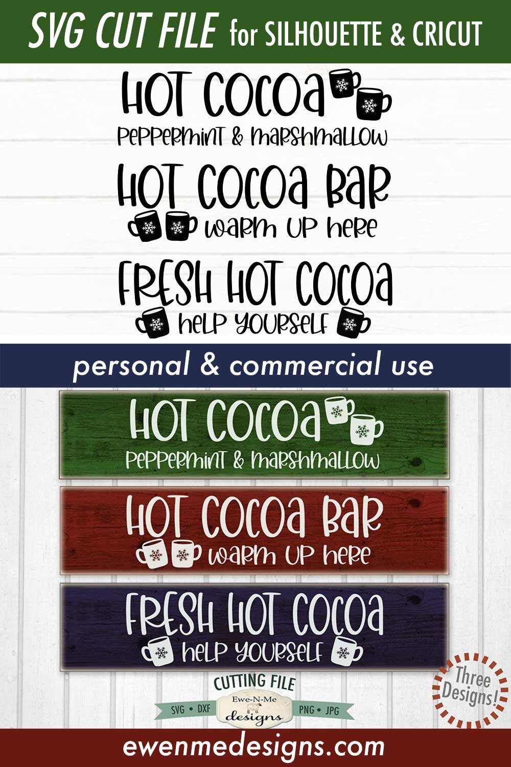 Cocoa Bar Mini Bundle | Hot Cocoa Bar SVG