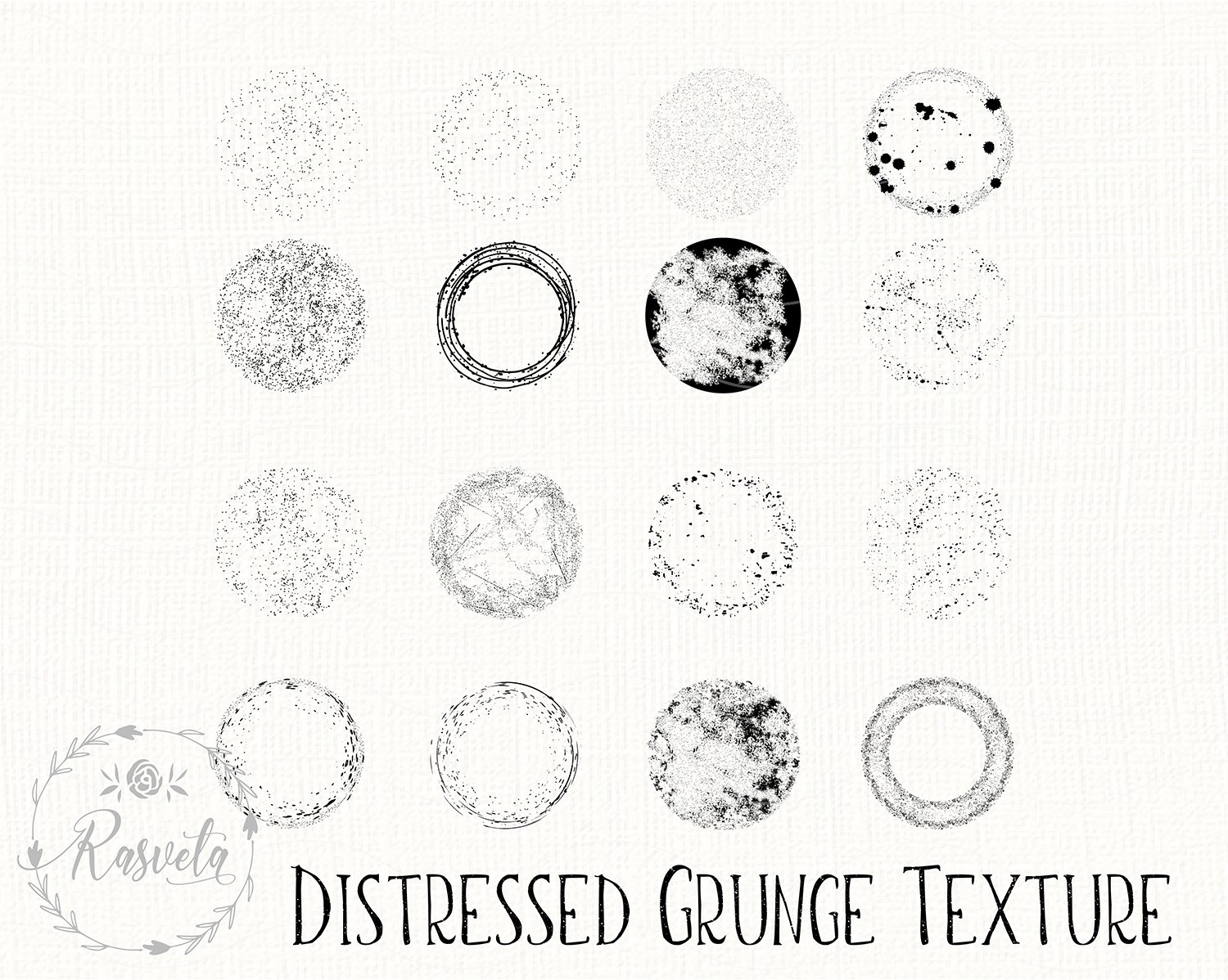 Grunge Round Textures