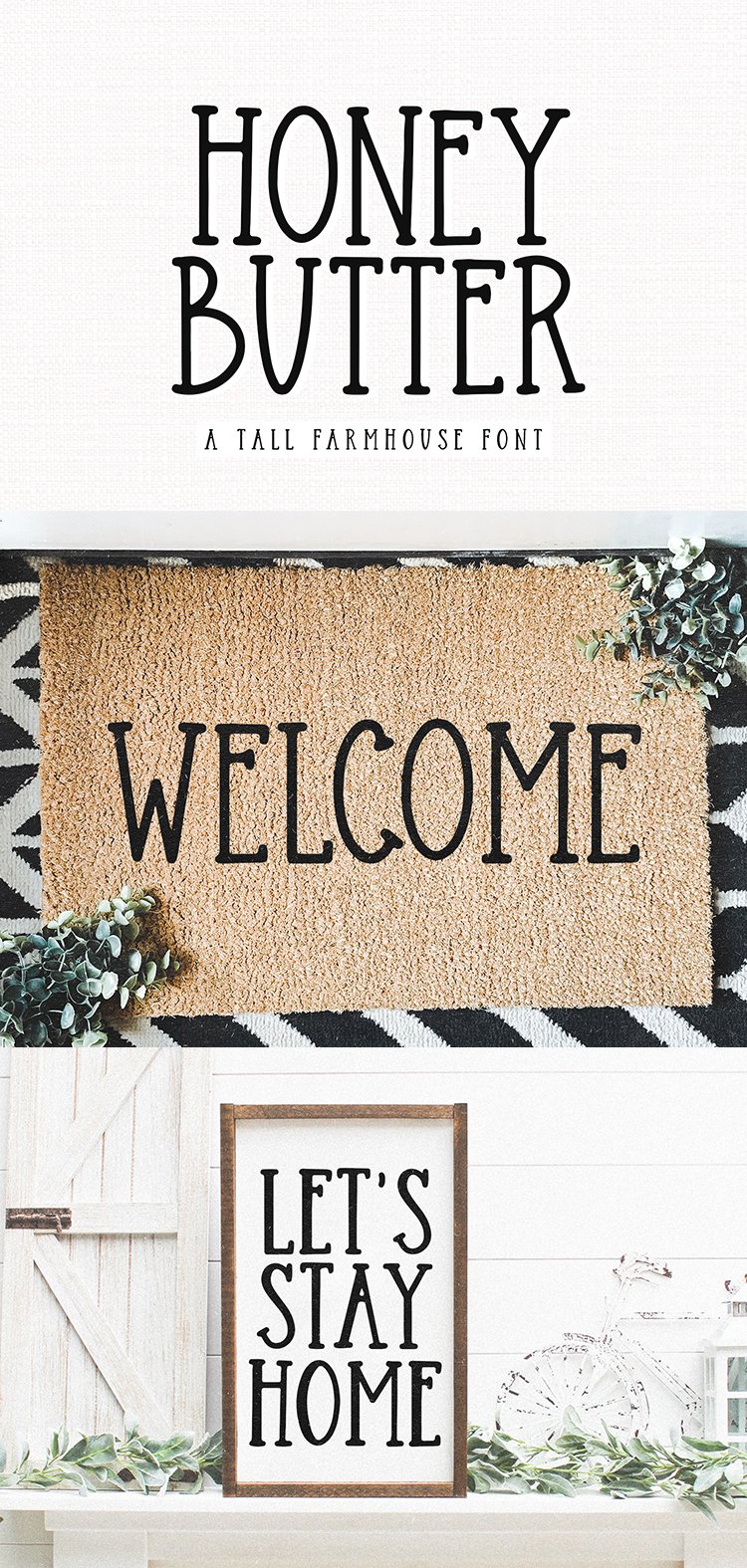 Honey Butter - A Farmhouse Font
