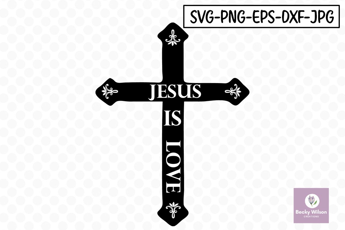 Jesus Is Love Cross (767876)