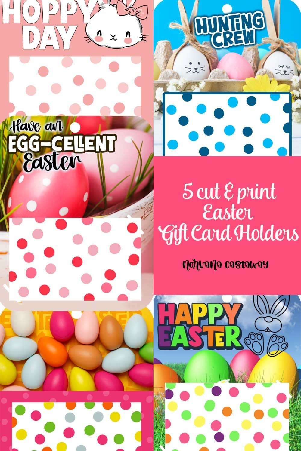 Easter Gift Card Holders: Printable Designs"