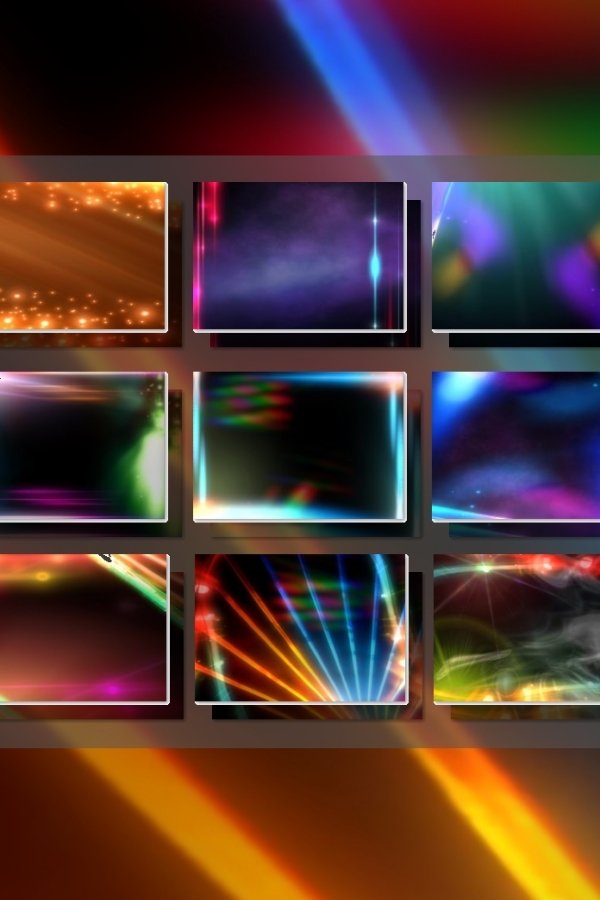 13x Colorful lights backgrounds in high resolution