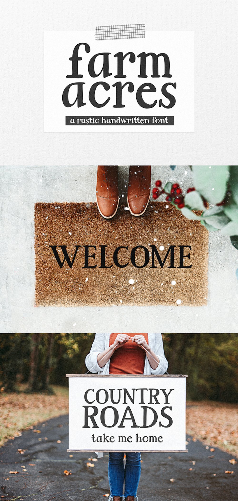 Farm Acres - Farmhouse Serif Font