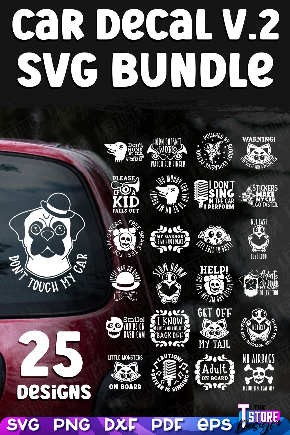 Car Decal SVG | Funny Quotes SVG | Car Quotes SVG (3022314)