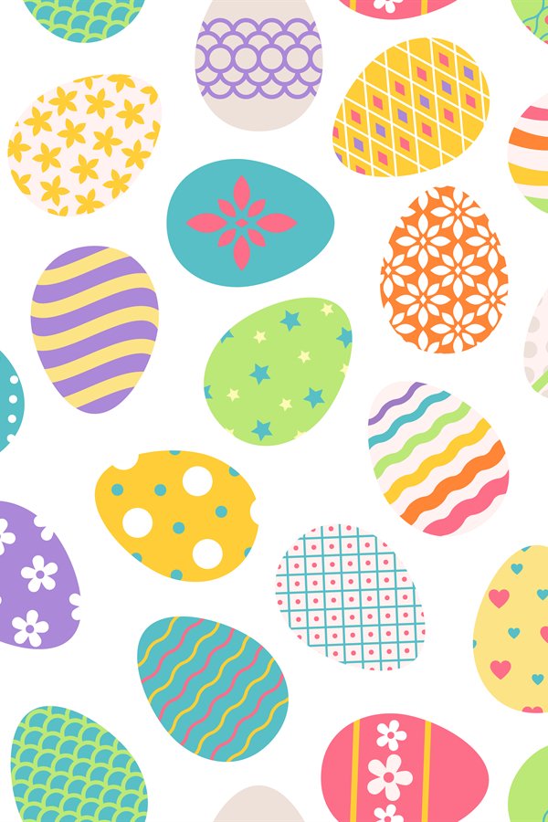 Easter eggs seamless pattern (830695)