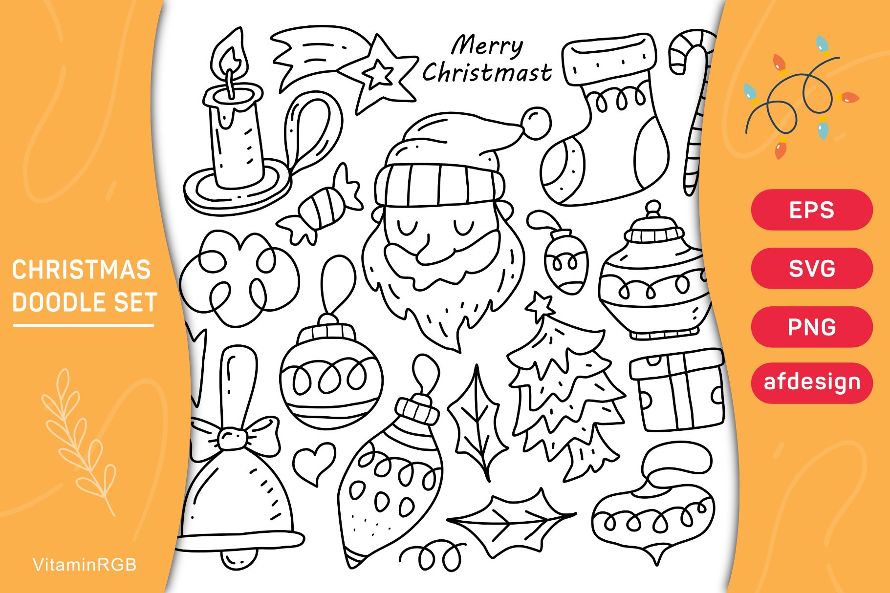 Christmas Doodle Set (1018429)
