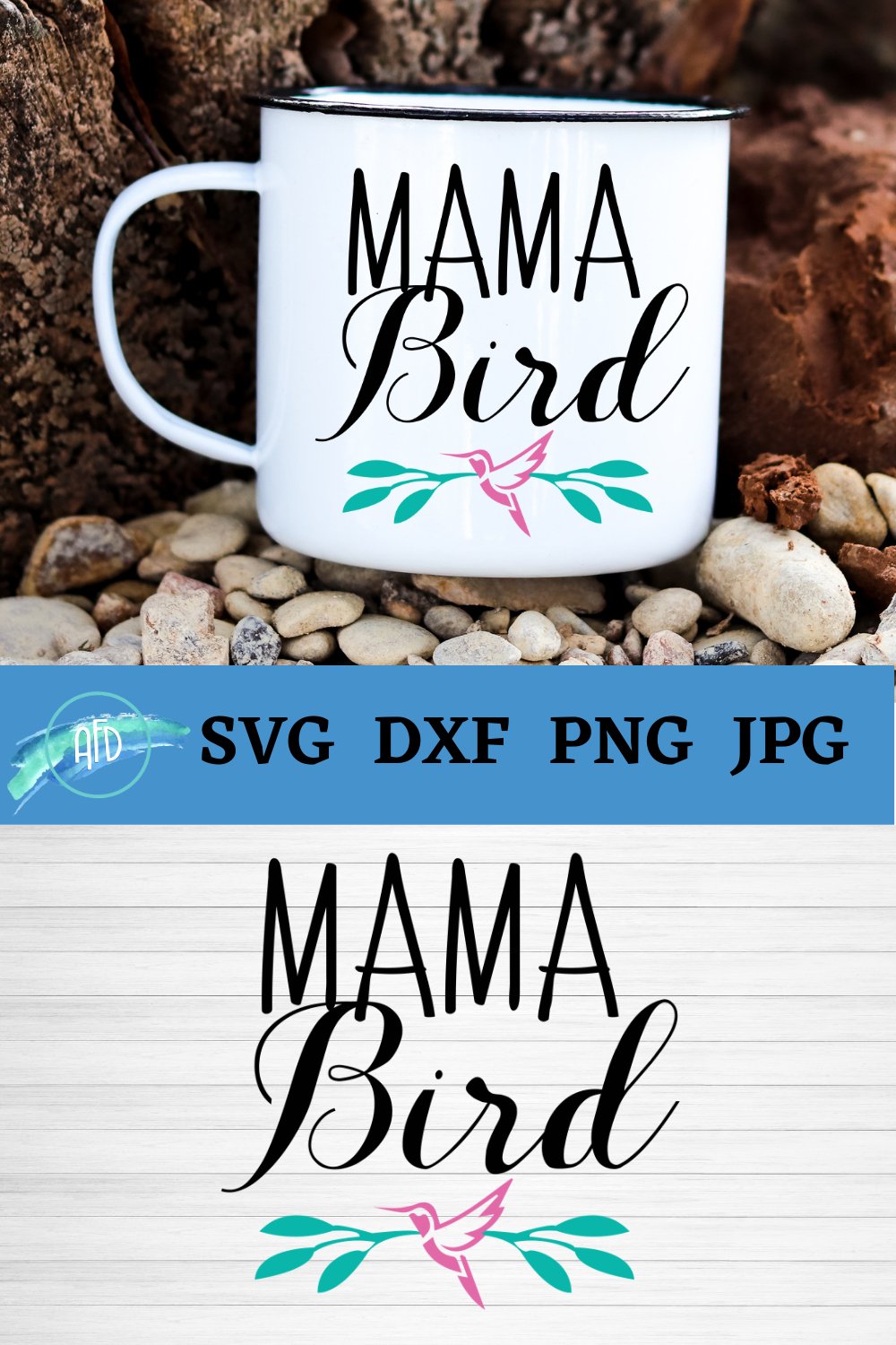 Mama Bird svg, Mama bird svg file, Mom svg, Mother's Day svg