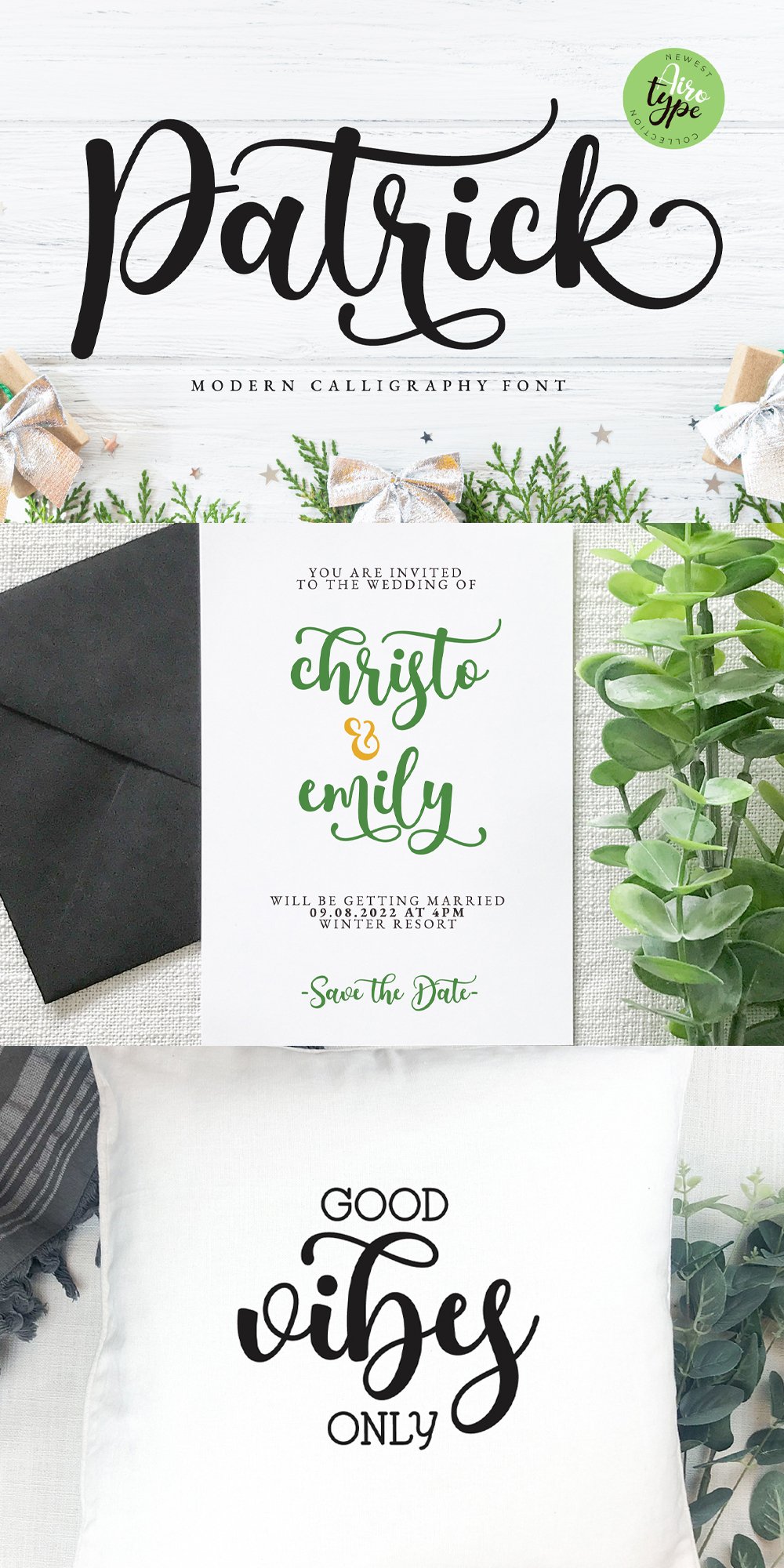 Patrick - Modern Script Handwritten Font