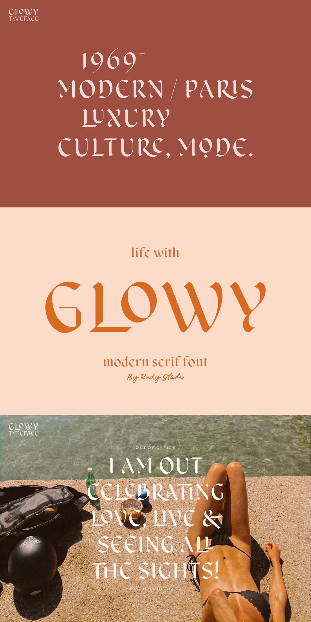 Glowy - Modern Serif Font