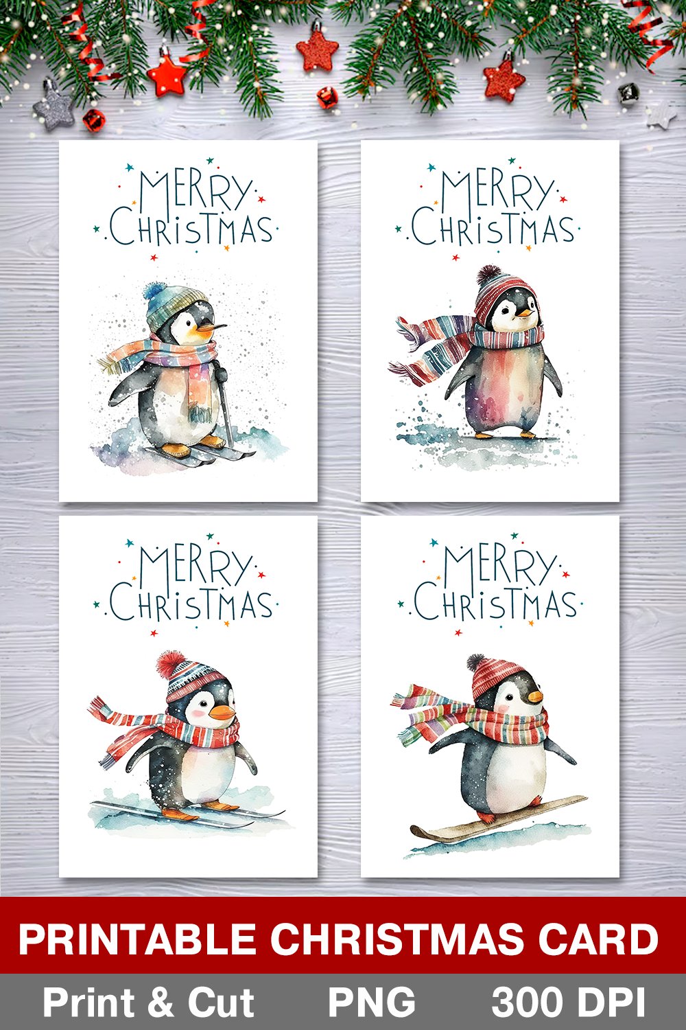 Merry Christmas Card printable