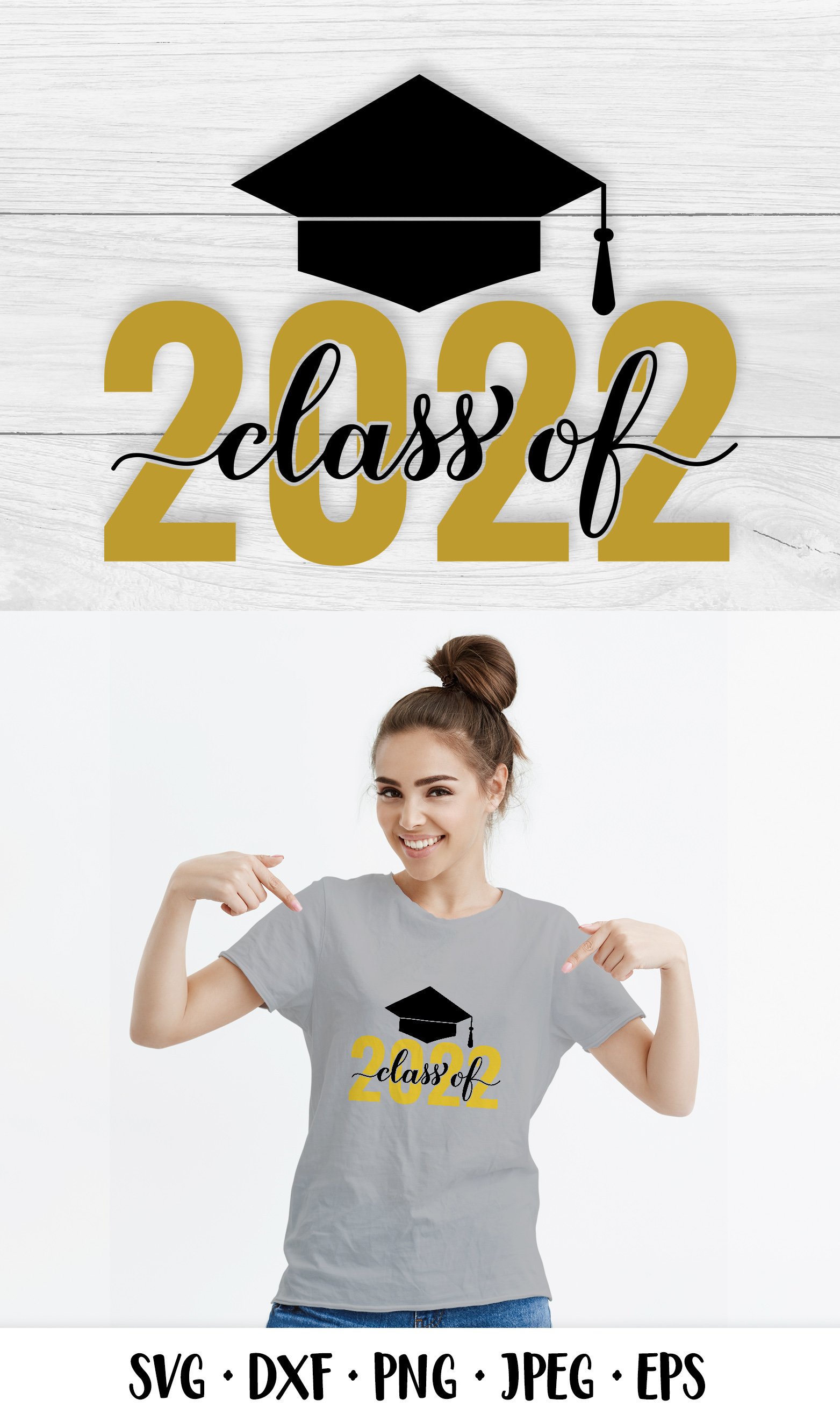 Class of 2022 SVG. Graduation cap. Grad of 2022