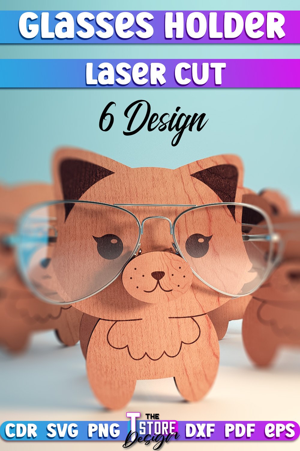 Glasses Holder Laser Cut SVG Bundle|Glasses Holder Laser Cut