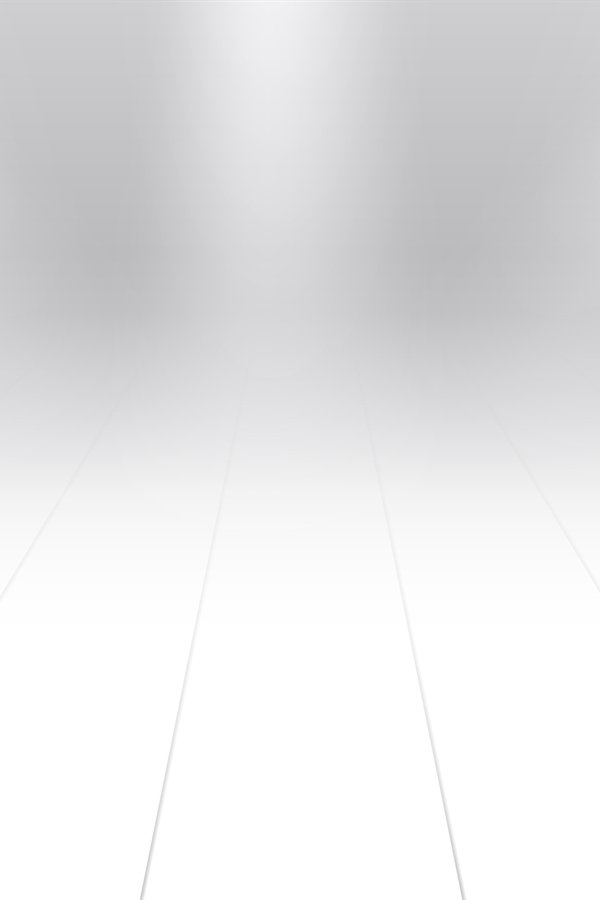 White perspective background. Wood floor and lights, realist