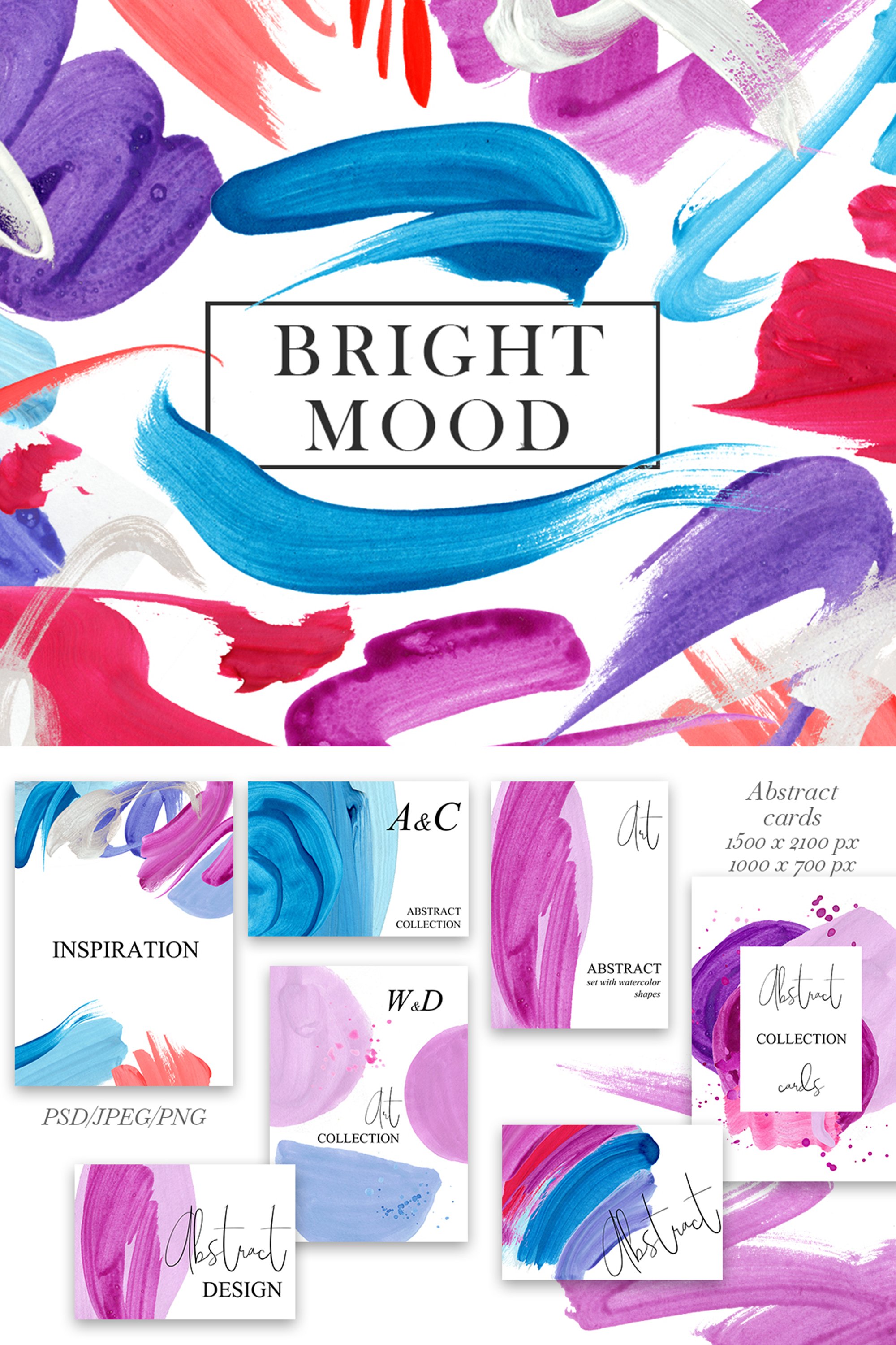 "Bright Mood" Abstract Collection