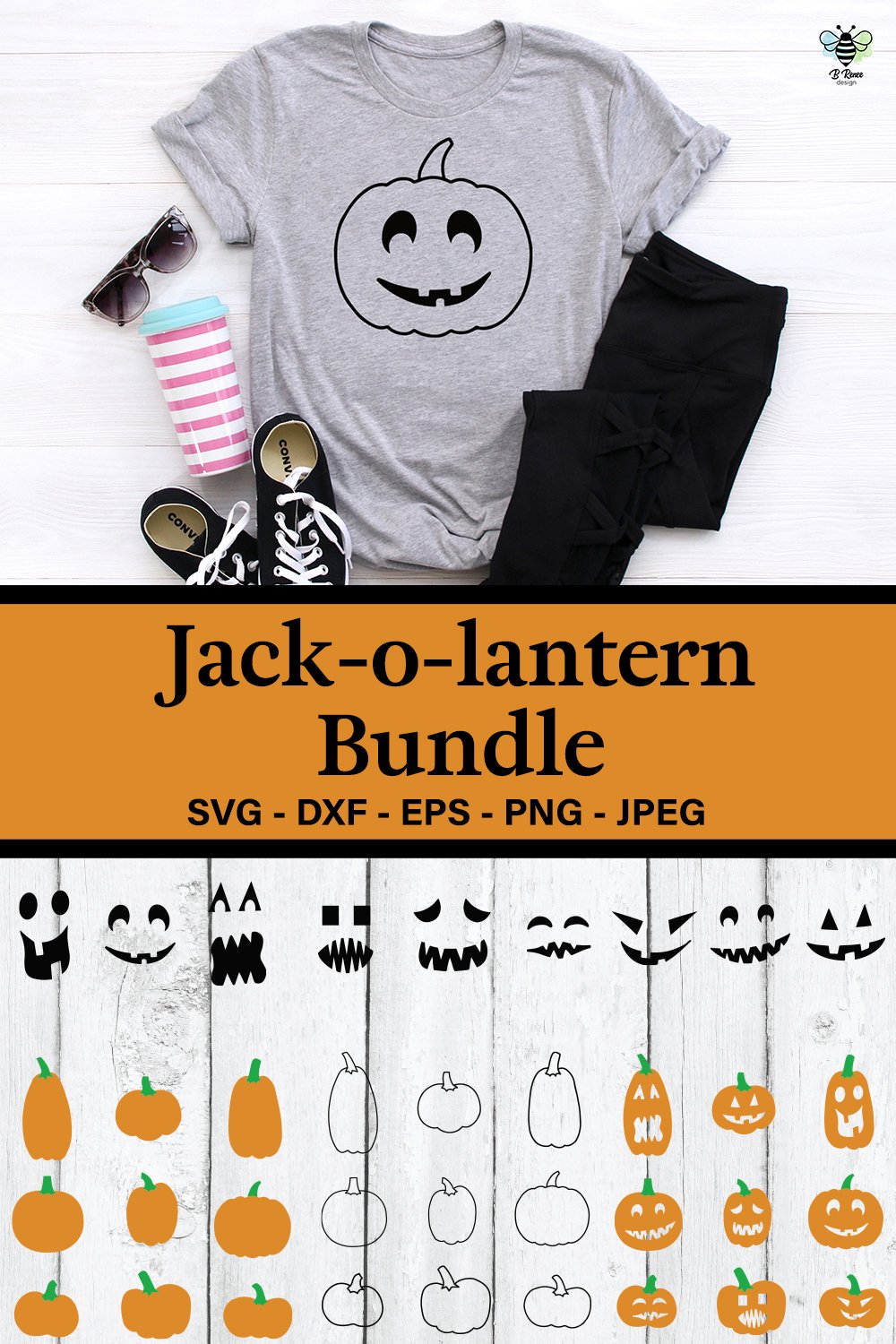 Jack-o-lantern Bundle | Halloween Bundle | Pumpkin Bundle