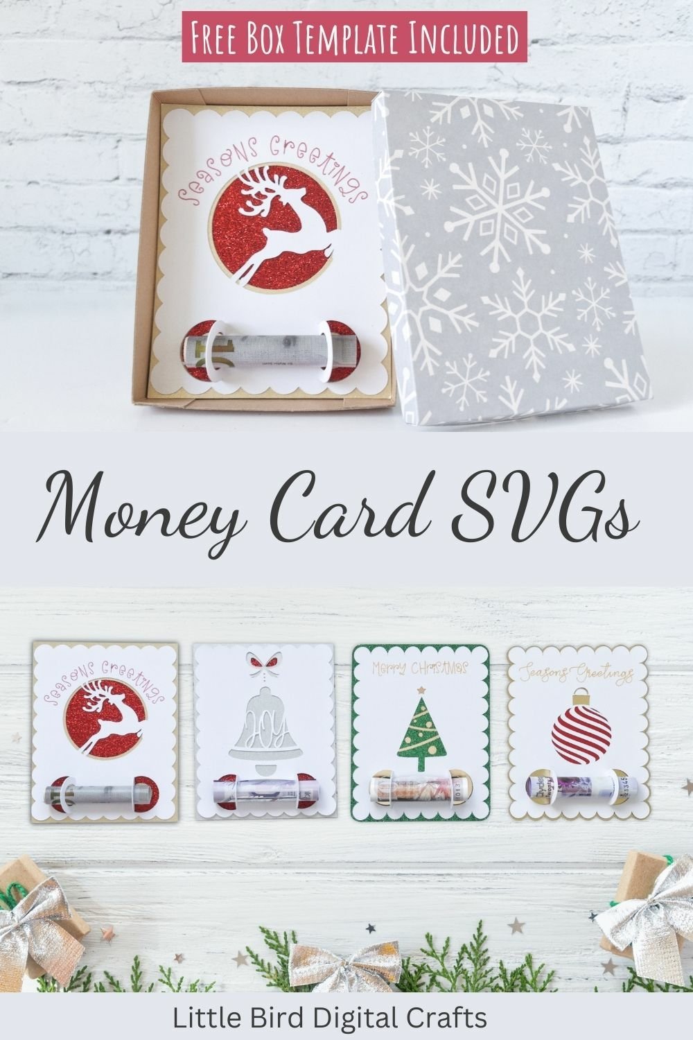 Christmas Money Holder Card SVG Bundle