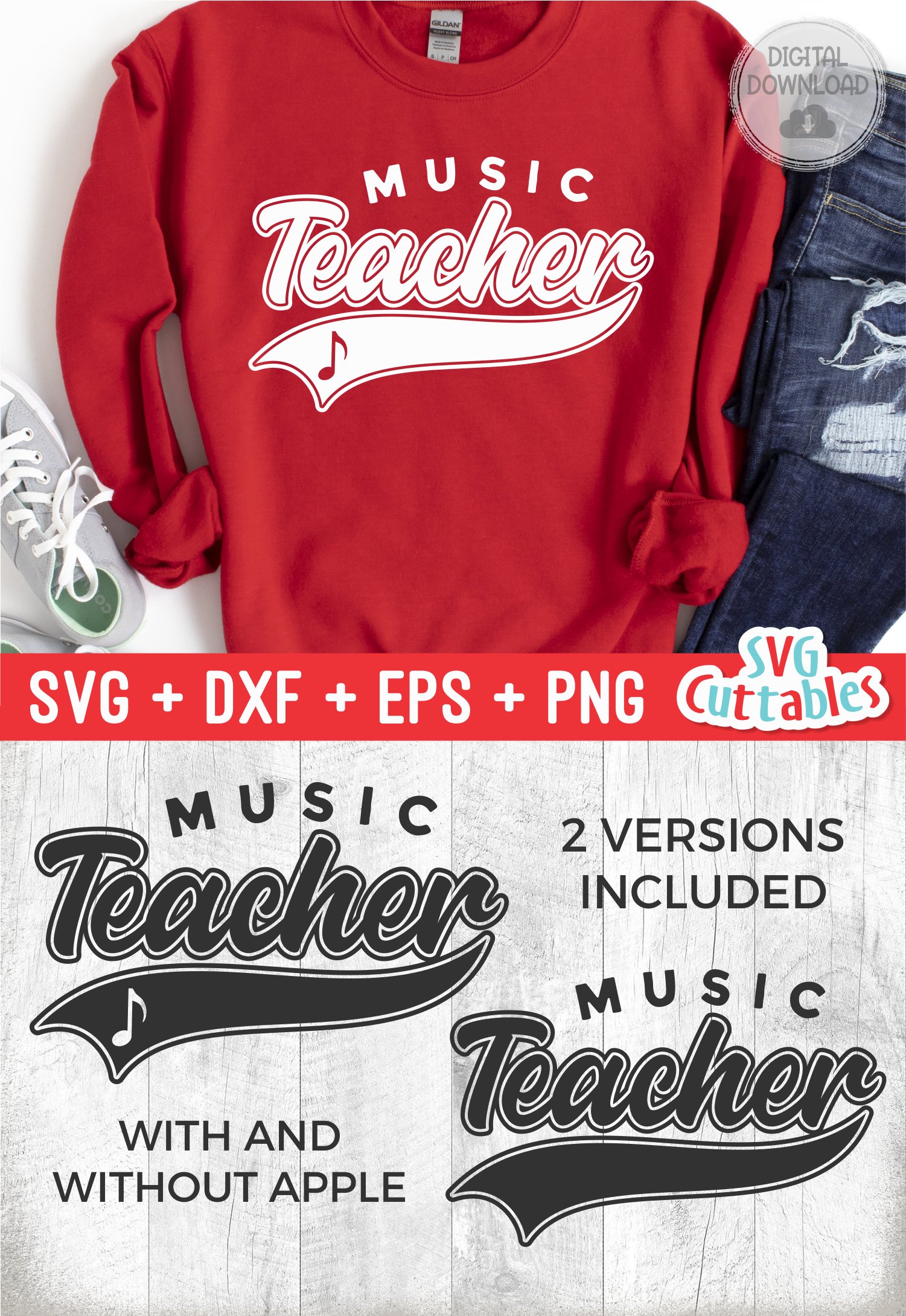 Music Teacher SVG | Teacher Shirt Design
