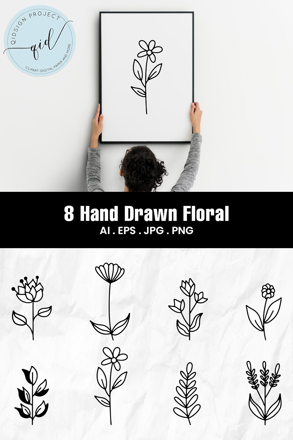 Hand Drawn Floral Clipart