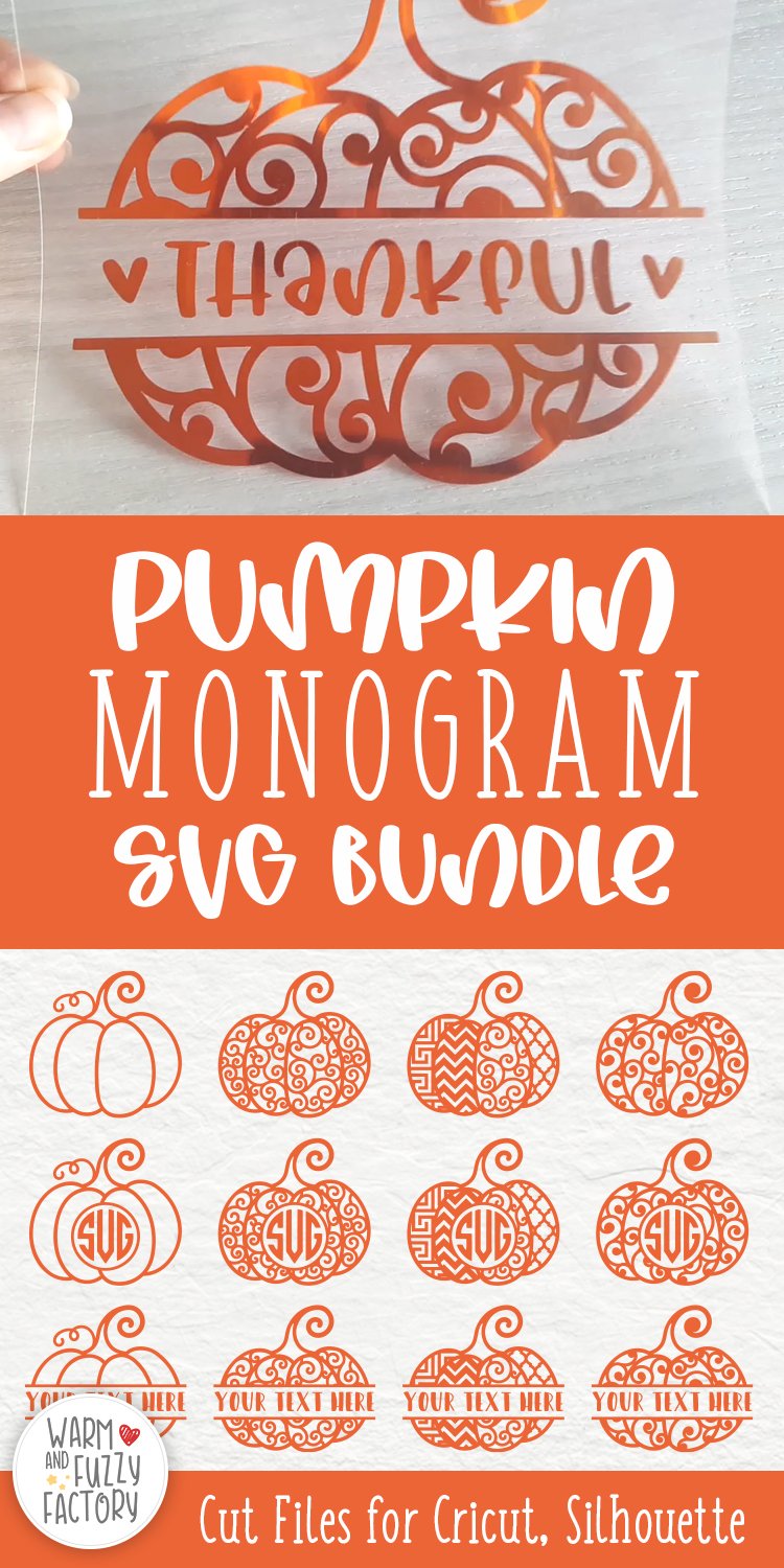 Pumpkin svg, Pumpkin monogram svg, Swirly pumpkin cut file