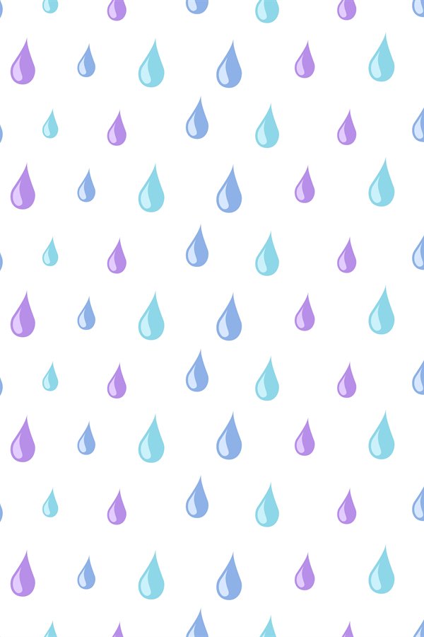 Drops pattern. Rain water seamless texture. Isolated cute bl